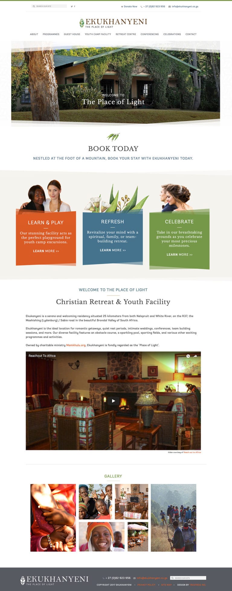 Ekukhanyeni Web Design | Treefrog Inc.