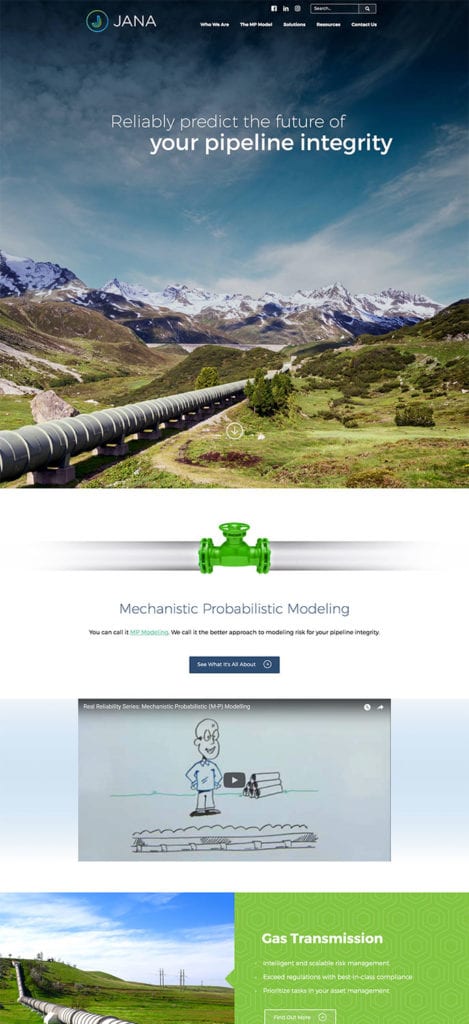 Jana Web Design | Treefrog Inc.